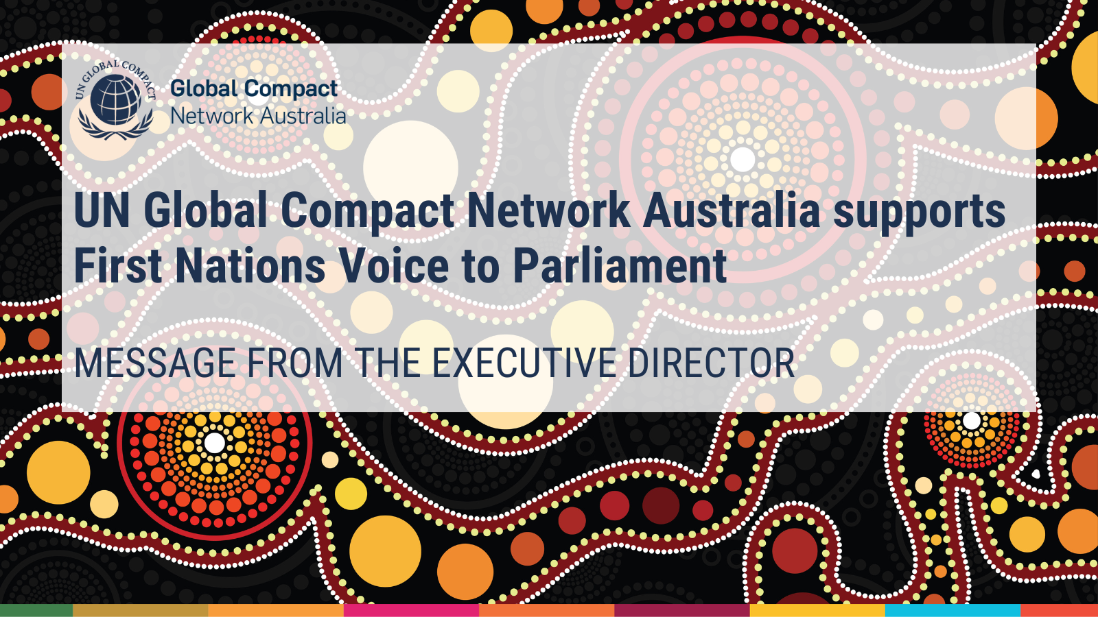 UN Global Compact Network Australia supports First Nations Voice to ...